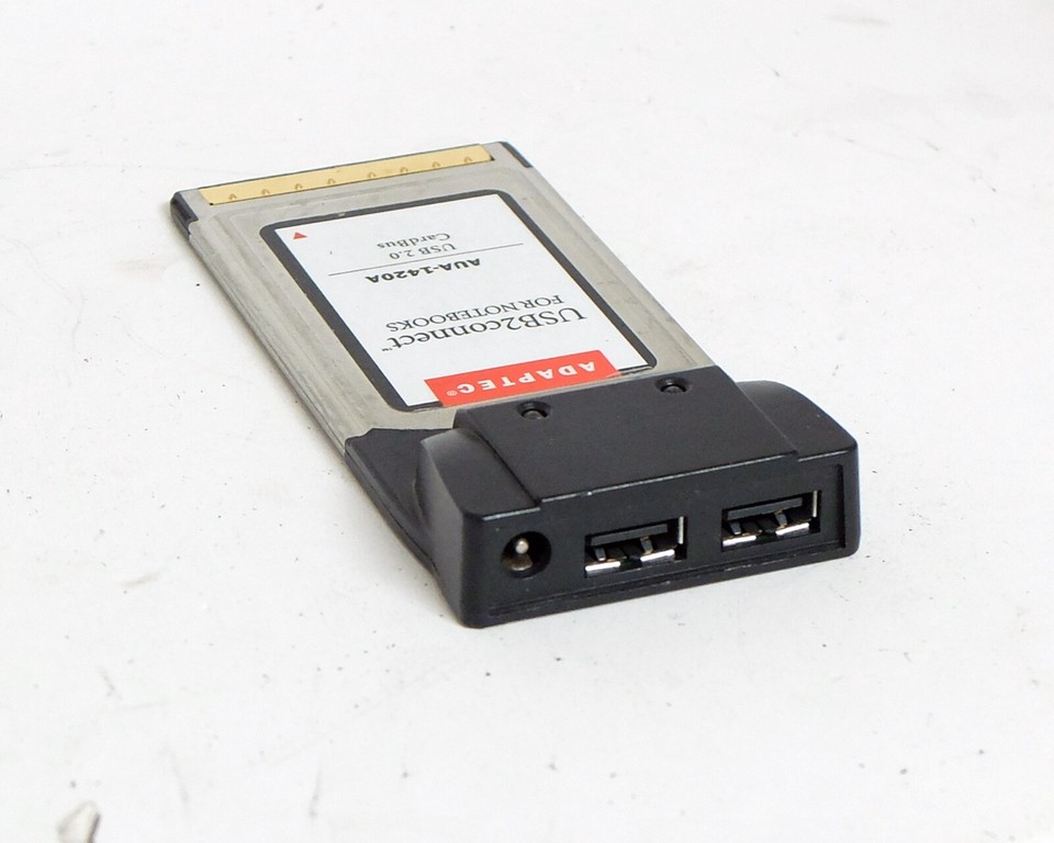 Adapter USB2connect For Notebooks AUA-1420A USB 2.0 CardBus Used | eBay