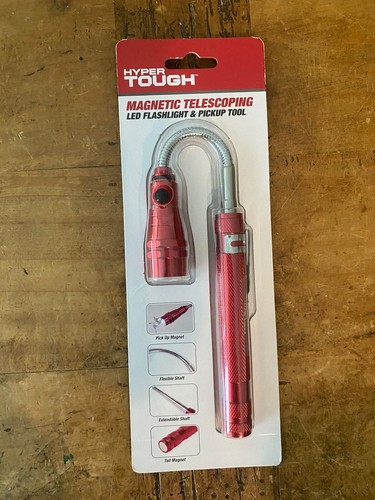 HYPER Tough Magnetic Telescoping LED Flashlight and Pickup Tool for ...