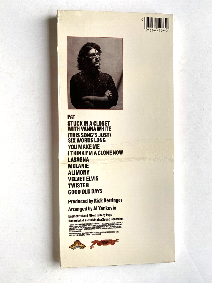 Weird Al Yankovic EVEN WORSE cd (Michael Jackson Bad PRDY.Rick ...