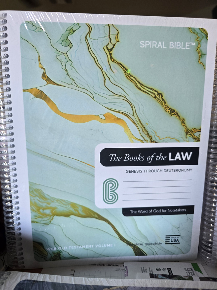 NEW-SEALED Spiral Bible Set WEB World English Bible Old Testament Set ...