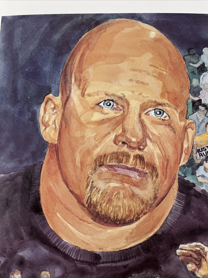 Stone Cold Steve Austin Artist Proof Lithograph by James Amore | eBay