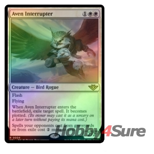 Foil Aven Interrupter M/NM Magic: The Gathering MTG Outlaws Of Thunder ...