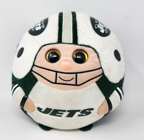 New York Jets Ty Beanie Ballz Mascot Plush 8” Green J-E-T-S NFL | eBay