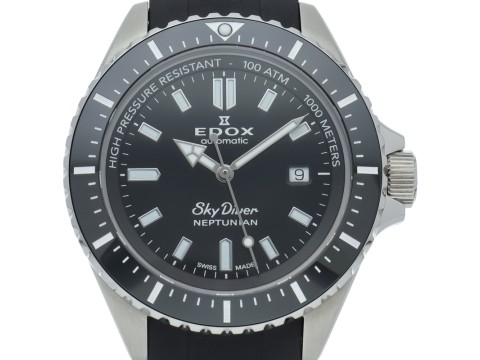 EDOX Skydiver Neptunian Automatic 80120-3NCA-NIN #L985 | eBay