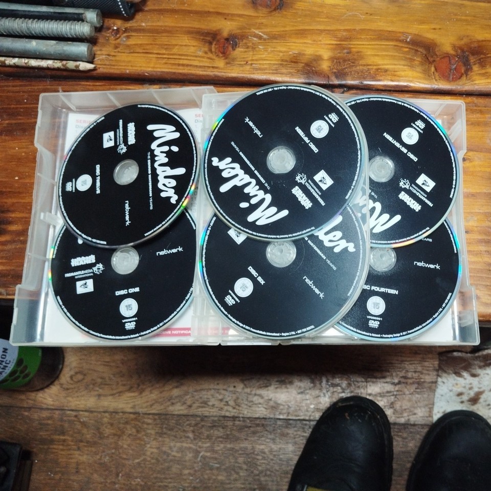 Minder DVD Complete Series 1-7 20 Disc Box Set **FREE P&P** | eBay UK
