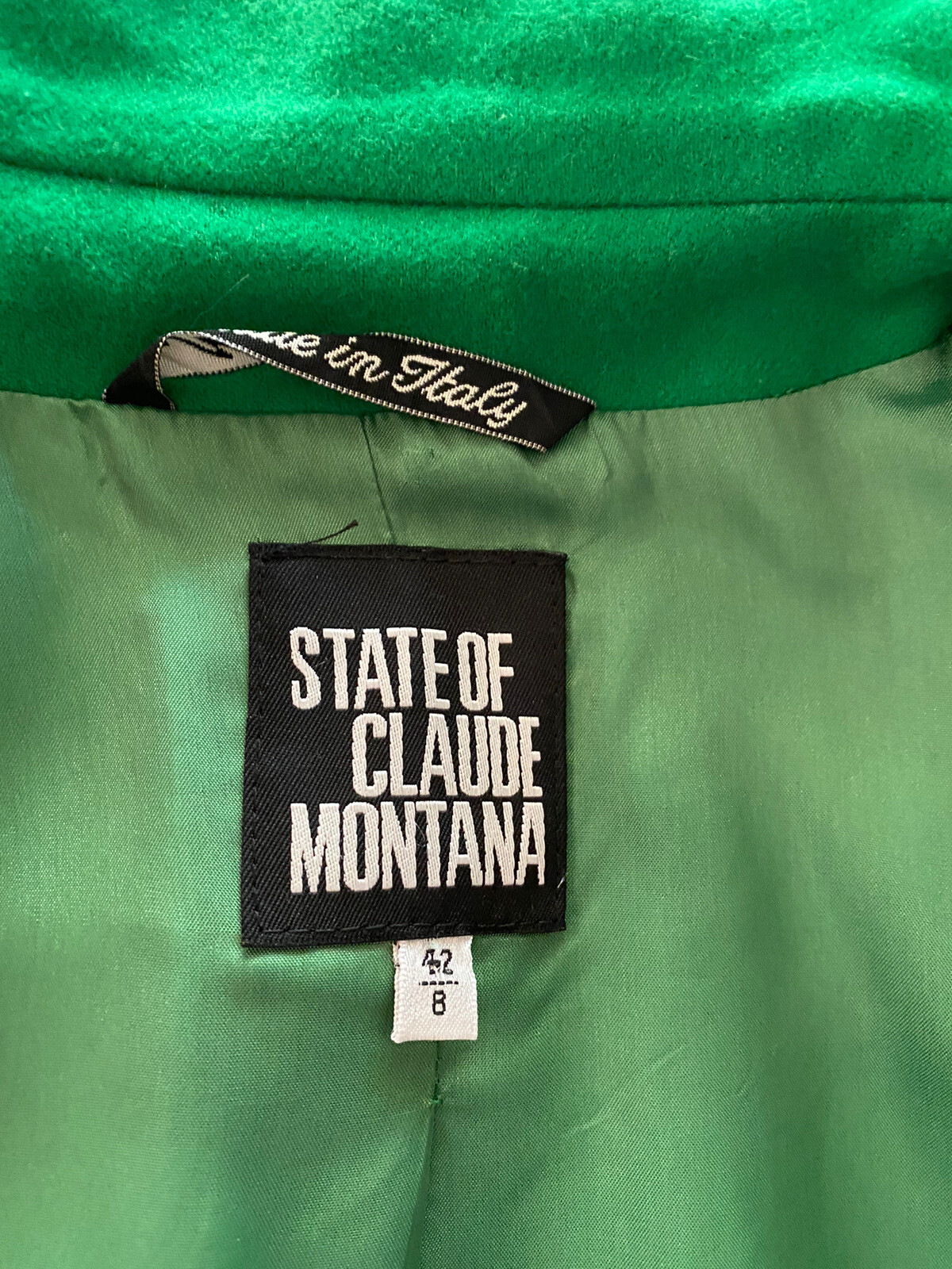 Vintage State Of Claude Montana Coat - Gem
