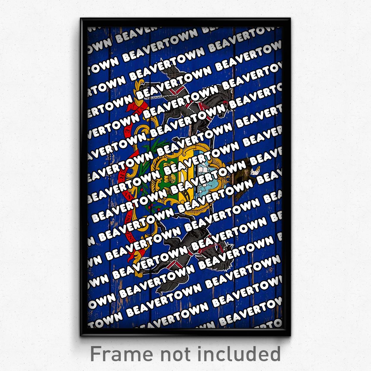 Beavertown Pennsylvania Poster (PA City Souvenir 11x17 Town Print) | eBay