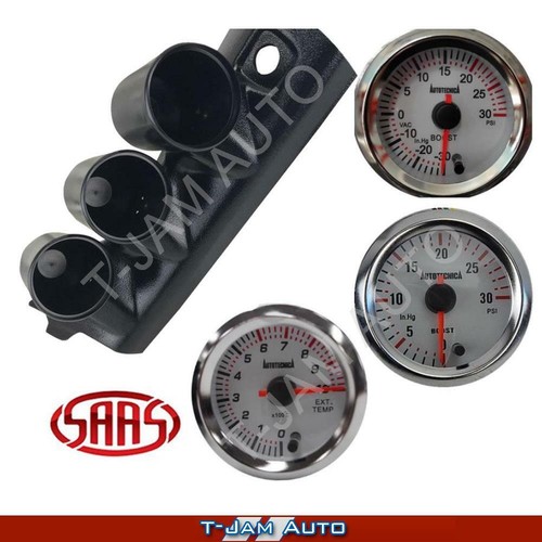 Pillar Pod for Nissan Patrol 97-16 + Boost/DT Boost/EGT Wht AT Gauge ...