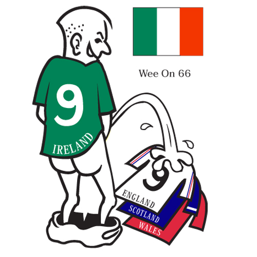 Car Sticker Football Wee/Pee on Your Rival Teams Shirt All UK teams ...