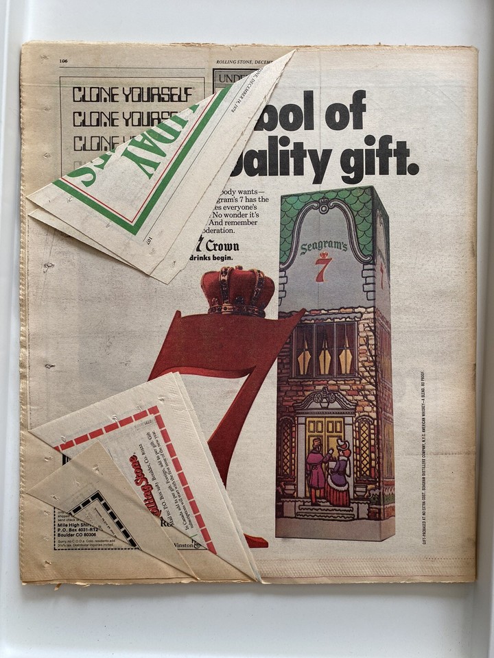 ROLLING STONE December 14th, 1978 CHEECH & CHONG w/KAREEM ABDUL-JABBAR ...