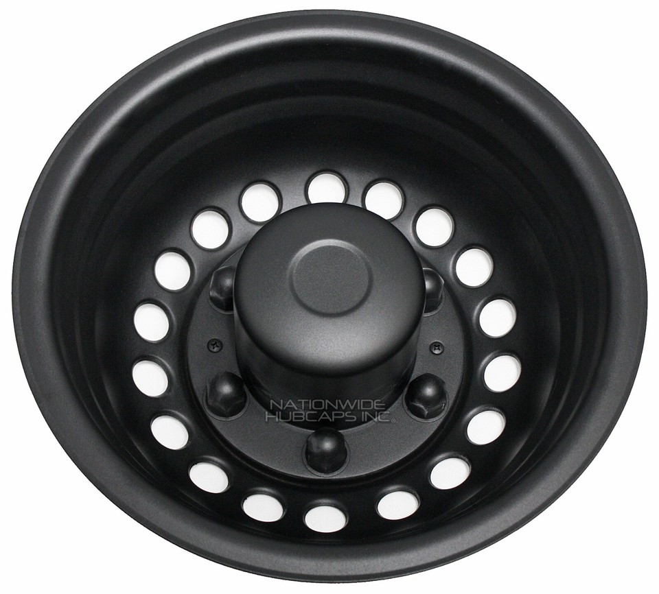 4 fits Sprinter Van 2007-2024 Black 16" Dual Wheel Simulators Dually ...