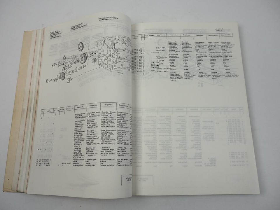 Steyr 8055S 8075S Traktor Ersatzteilliste Spare Parts List 1986 | eBay