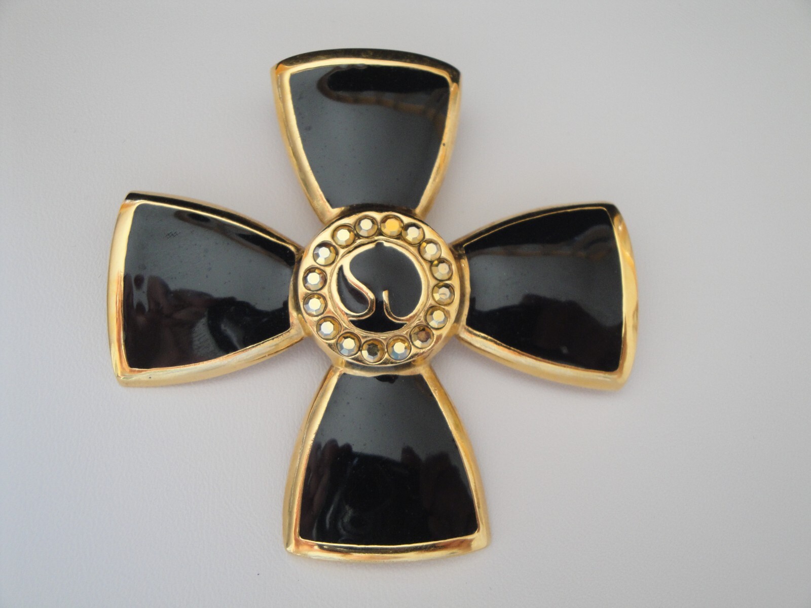 Signed Saint John Cross Brooch Pin | eBay