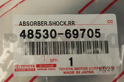 4853069705 Genuine Toyota ABSORBER SET SHOCK 48530-69705 | eBay