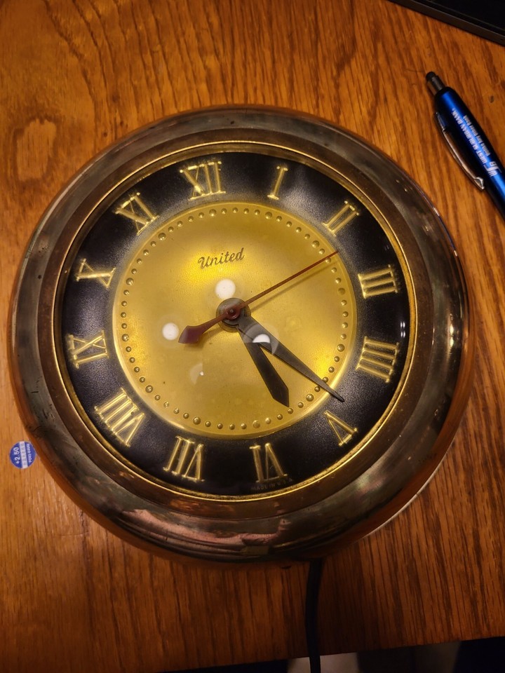 Vintage United Clock /works | eBay