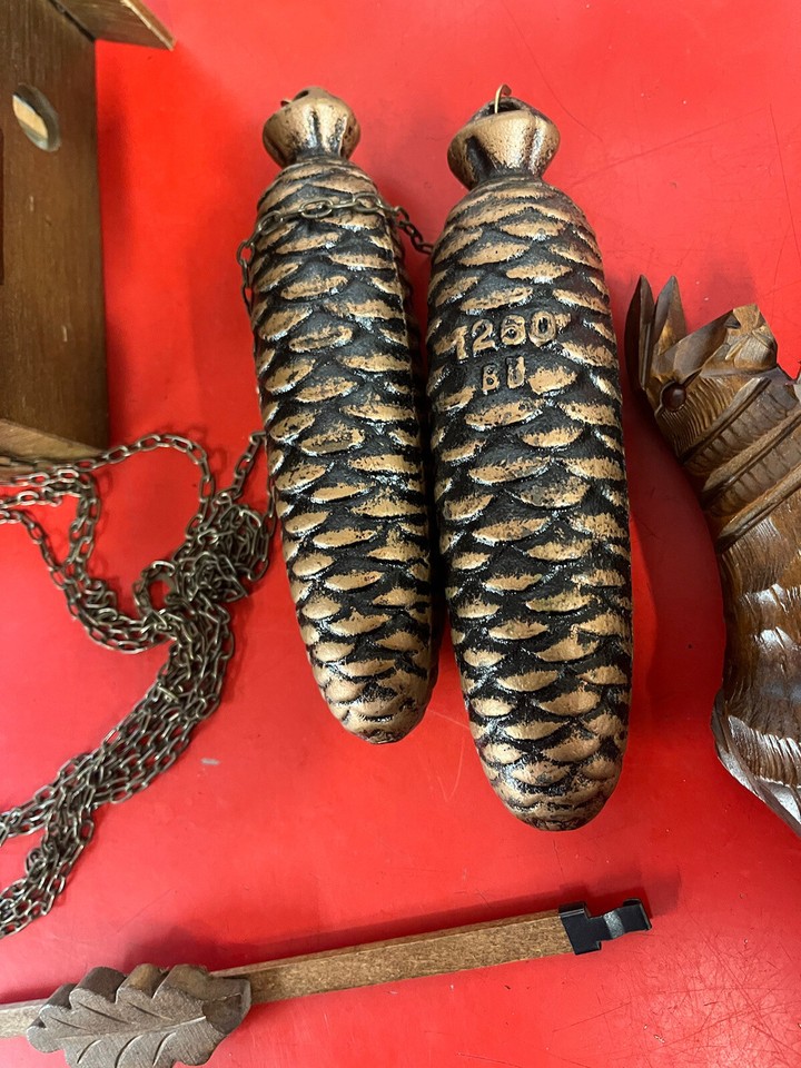 Musical Cuckoo Clock, Guns Deer Hunting Romba Germany Kuckuckubren | eBay