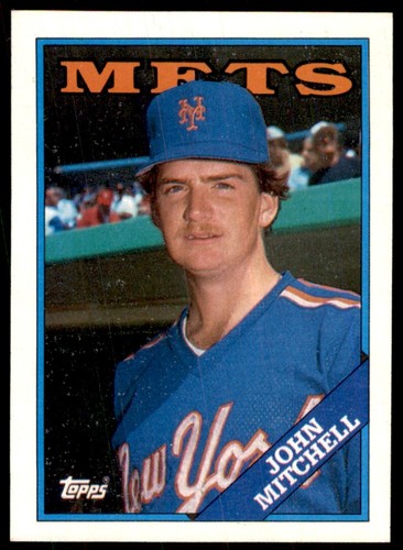 1988 TOPPS JOHN MITCHELL NEW YORK METS #207 | eBay