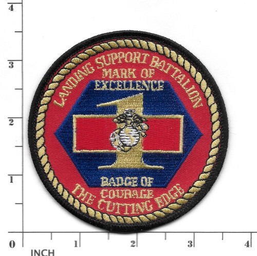 USMC 1st LSB Marines 1st Landing Support Battalion RED-PATCHERS The ...