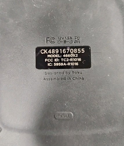 Roku Ultra 4660X2 4K HD Digital Black Media Streamer DEVICE ONLY NO ...