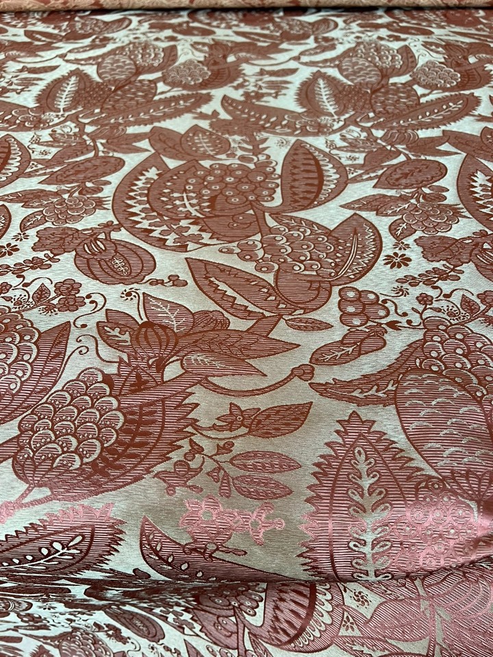 Chinoiserie Jacquard Fabric 54" Wide, Approx. 6 yards Fabric Piece | eBay