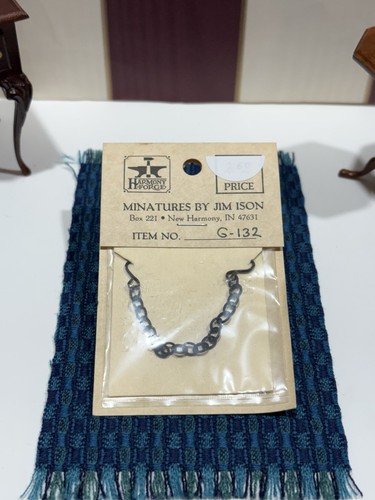 Dollhouse Miniatures Harmony Forge - Artisan Jim Ison - Fireplace Chain ...