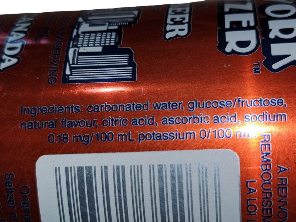 80s Original New York Seltzer Rootbeer Racinette Soda Can 12oz Canadian ...