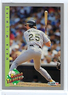 1993 Fleer Baseball #710 - MARK McGWIRE - "Lone Basher" - Oakland ...