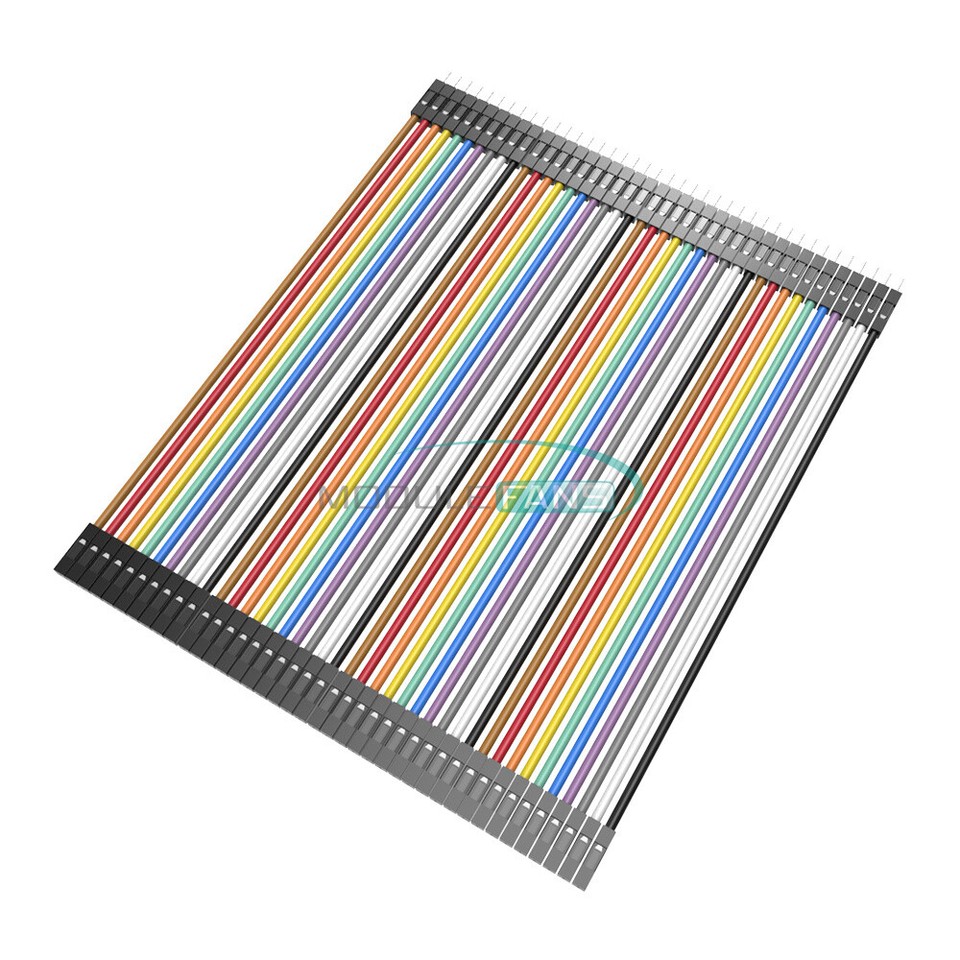 40PCS Dupont 10CM Male To Female Jumper Wire Ribbon Cable for Arduino ...
