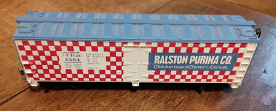 HO Scale TYCO 355E Billboard Reefer Ralston Purina M.R.S 4554 Model ...