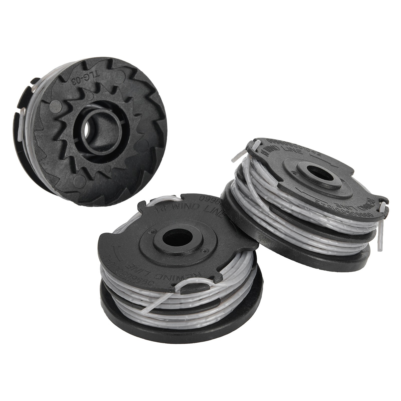 Line Spools Spools 3pcs/set For Greenworks G40LT G40LTK2 Garden Power ...