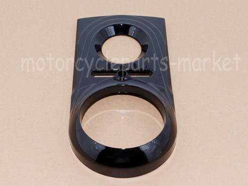Black Dash Panel Insert Cover 1993-2015 For Harley Softail FXDWG Dyna ...