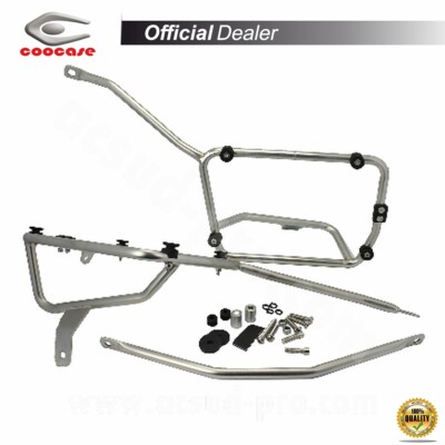 Pair Frames Side Brackets Support Bags COOCASE X4/X2 BMW R1200 GS | eBay
