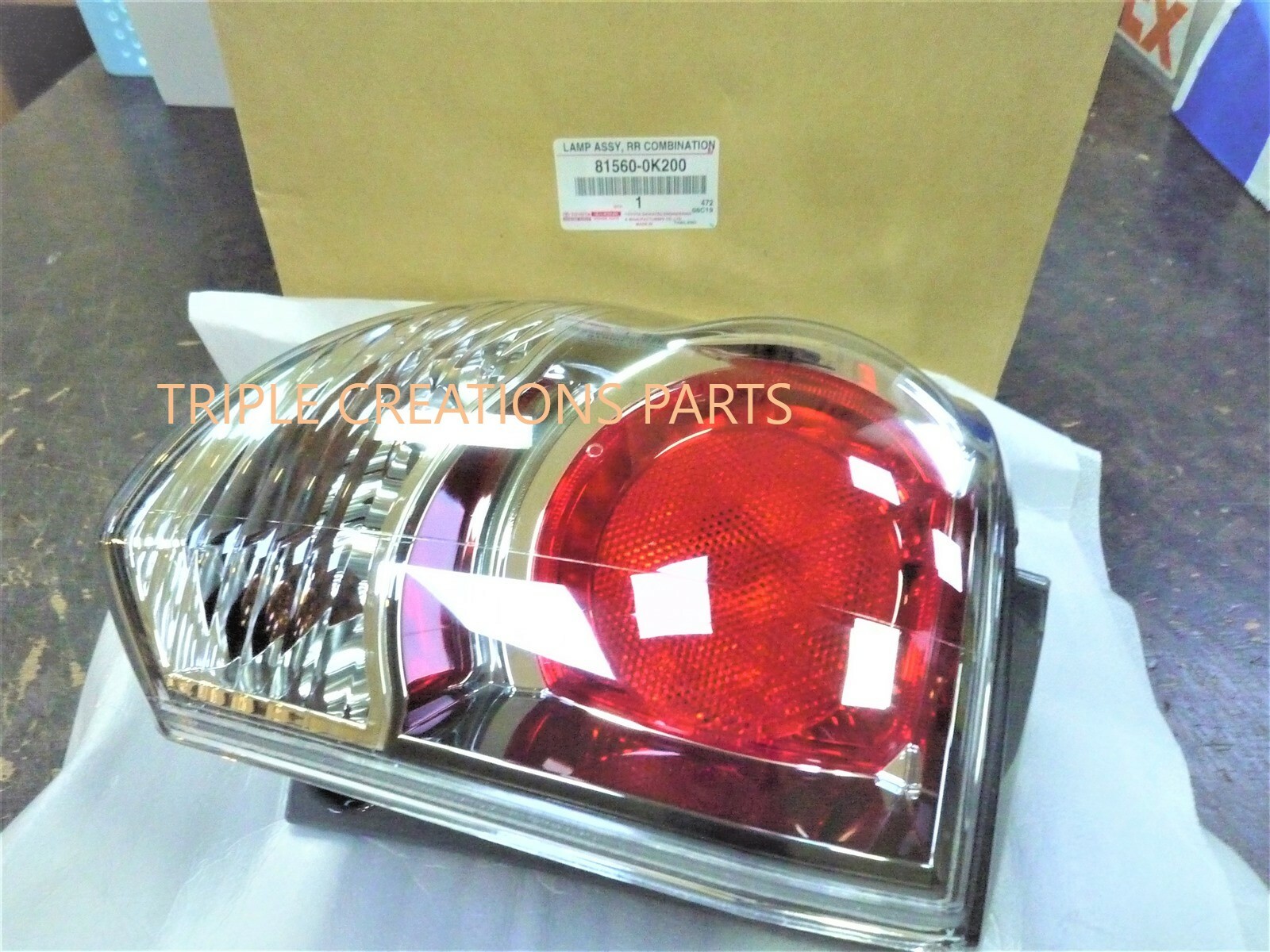 Genuine Toyota 81560-0K200 Lamp Assy Rear Combination LH 815600K200 OEM ...