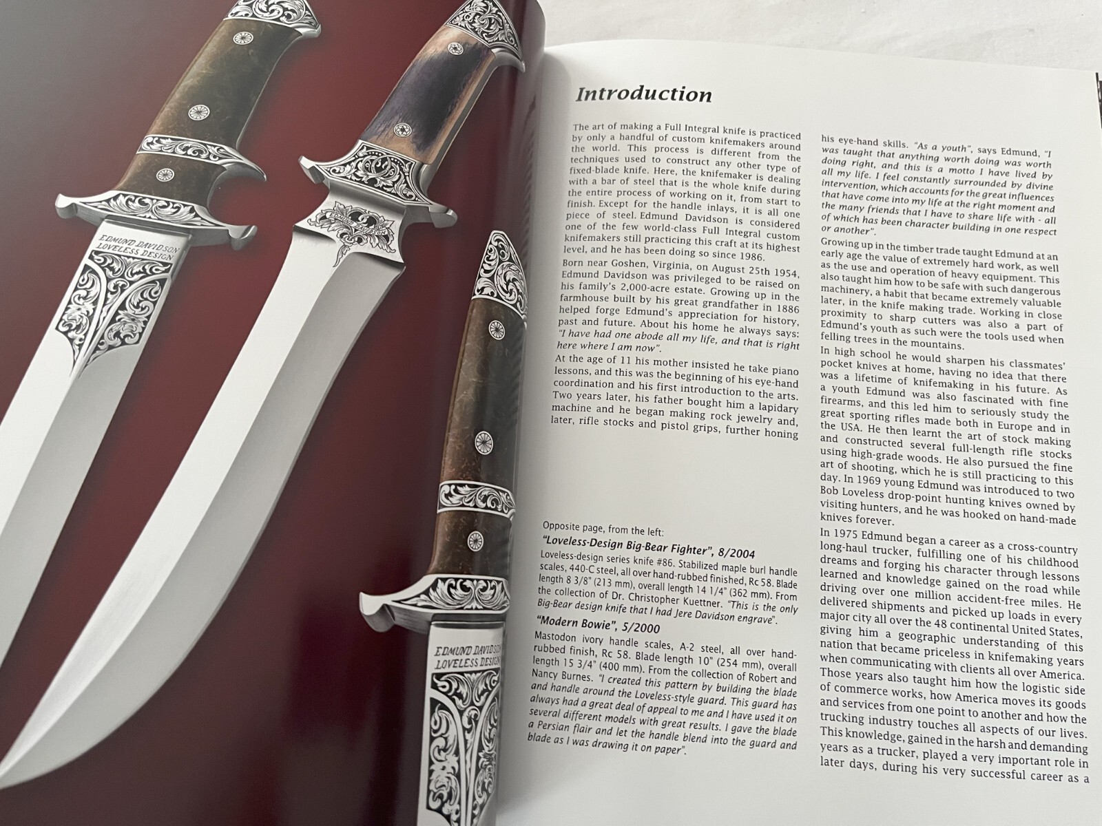 The Art of the Intregral Knife Edmund Davidson by David Darom in slip ...