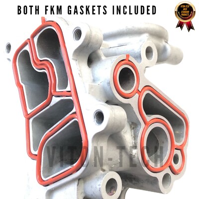VW Oil Filter Housing & Cooler Gasket Kit TIGUAN SHARAN SCIROCCO 1.8 2. ...