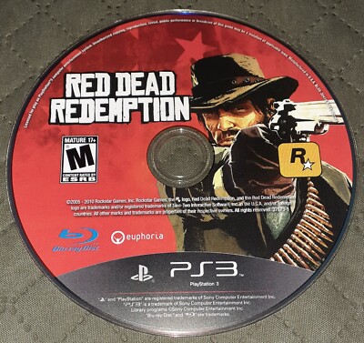Red Dead Redemption (Sony PlayStation 3, 2010) PS3 Video Game Disc Only ...