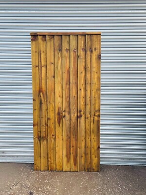 HEAVY DUTY VERTICAL BOARD CLOSE BOARD GARDEN GATE WOODEN SIDE GATE ...