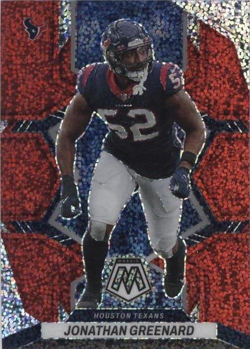 2022 Panini Mosaic - Jon Greenard #80 Red Sparkle Prizm for sale online ...