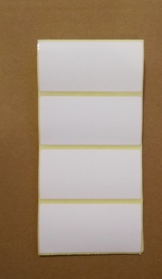 120 x Plain White Stickers. Self Adhesive address labels. 100x50mm ...