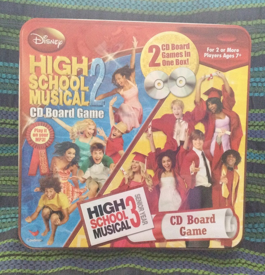 High School Musical 2 & High School Musical 3 CD Board Games - 2 CD ...
