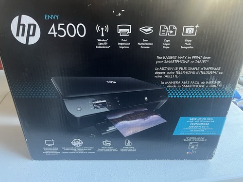HP Envy 4500 e-All-In-One Wireless Inkjet Printer- NEW/UNSEALED | eBay