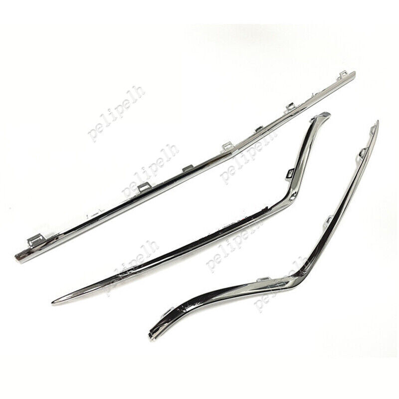 Front Bumper Moulding Trim For Mercedes Benz GLE W167 2020-2022,Chrome ...