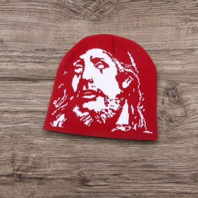 Opium Avantgarde Beanie | ALT Punk Grunge Religious Jesus Graphic Hat ...