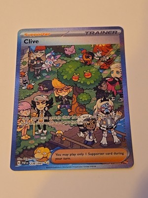 Clive 236/091 Paldean Fates Special Illustration Rare Pokemon TCG Card ...