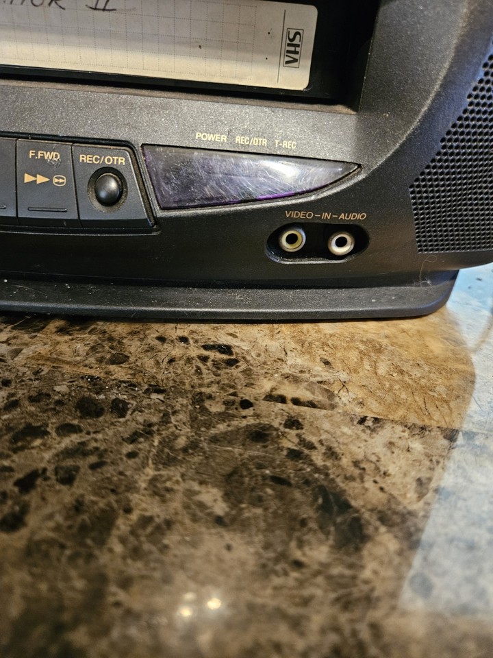 Sansui Model COM311ADB 13" VCR Combo AC/DC CRT Retro Television Works ...