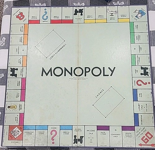 Rare Vintage 1935 No. 6 Blue Edition 3 Monopoly. Great Condition. | eBay