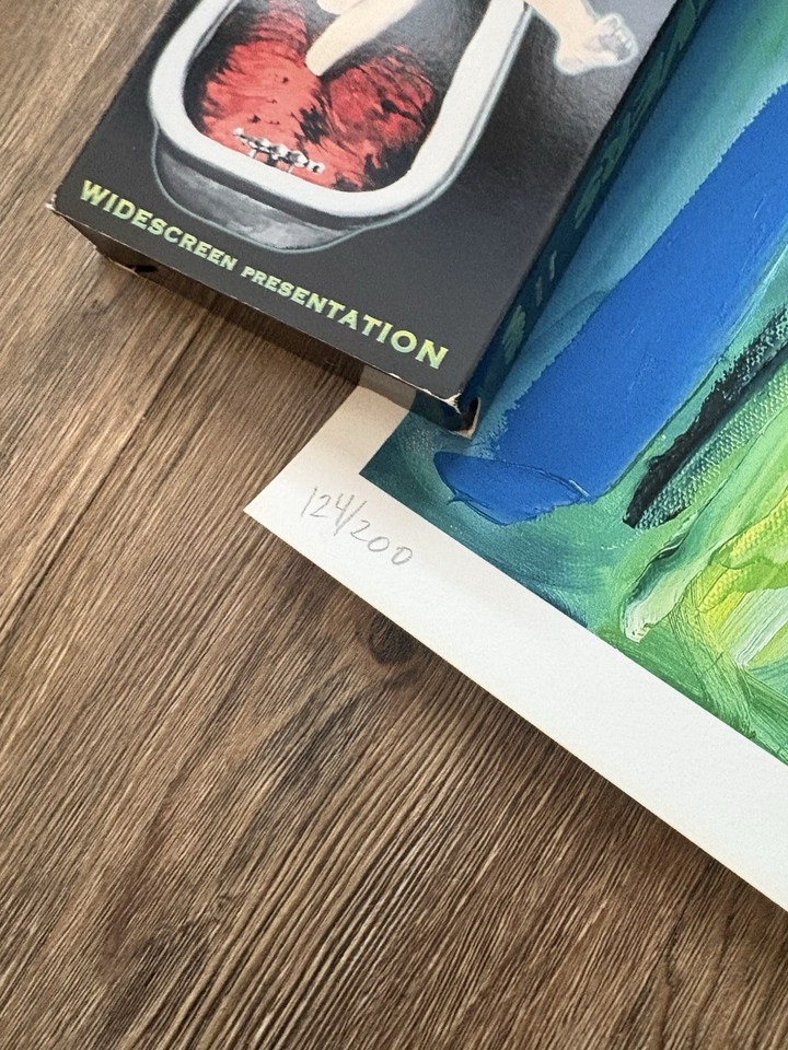 Rare Jon Mess Green Bear Painting Print Signed Dance Gavin Dance | eBay