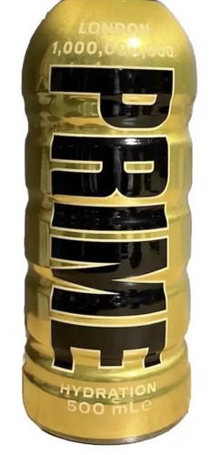 Limited Edition Gold Prime Bottle & EXCLUSIVE HAT 🟡 | eBay
