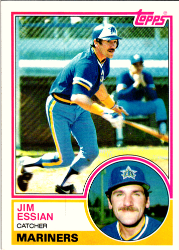 1983 Topps #646 Jim Essian Seattle Mariners Vintage Baseball Card | eBay