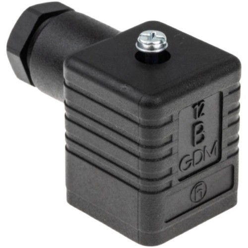 Hirschmann Solenoid Valve Plug Coil Connector 12B GDM GDM3009 Pin ...